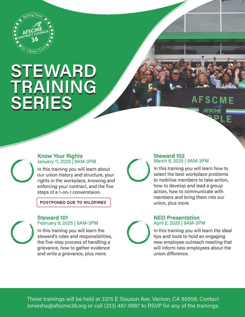 Want to Learn to Be a More Powerful Union Member or Leader? – The Official Website for AFSCME ...